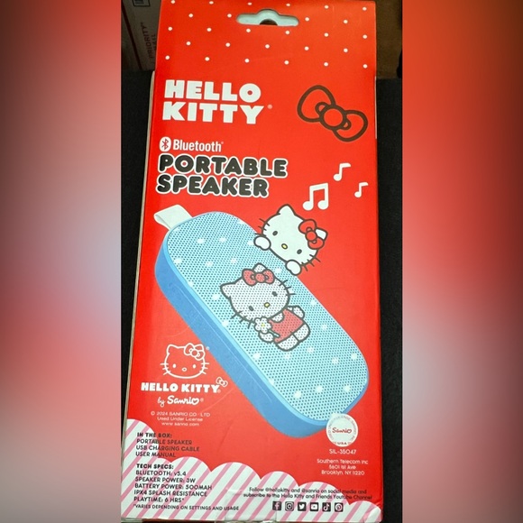 Sanrio | Portable Audio & Video | Hello Kitty Bluetooth Portable ...